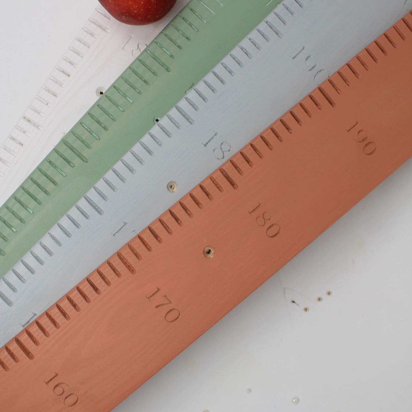 Scandinavian-Style Metric Height Chart – Handmade for Growing Memories ...