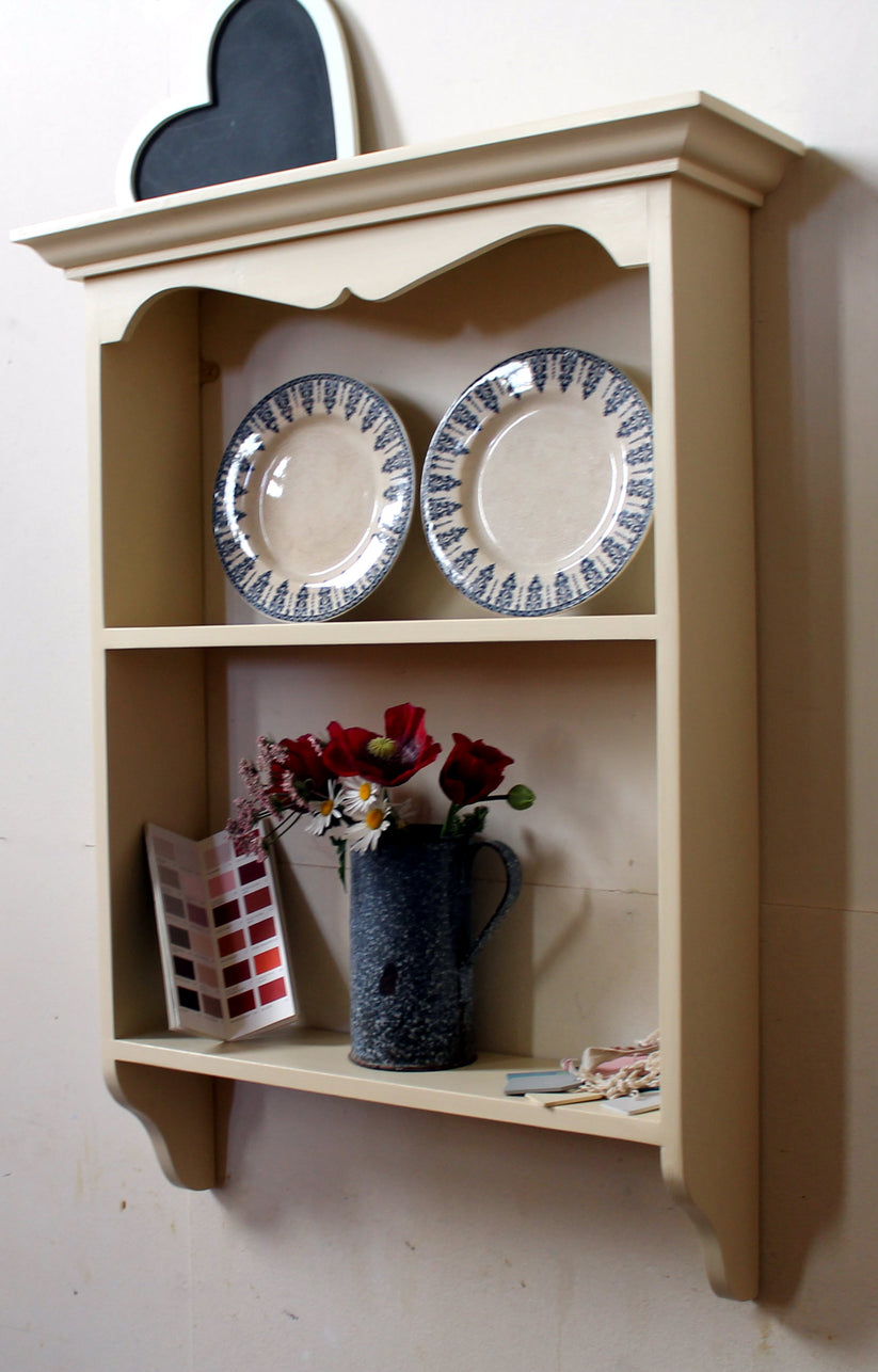 Elegant French Provincial-Style Wall Shelf Handcrafted & Ready to Hang ...