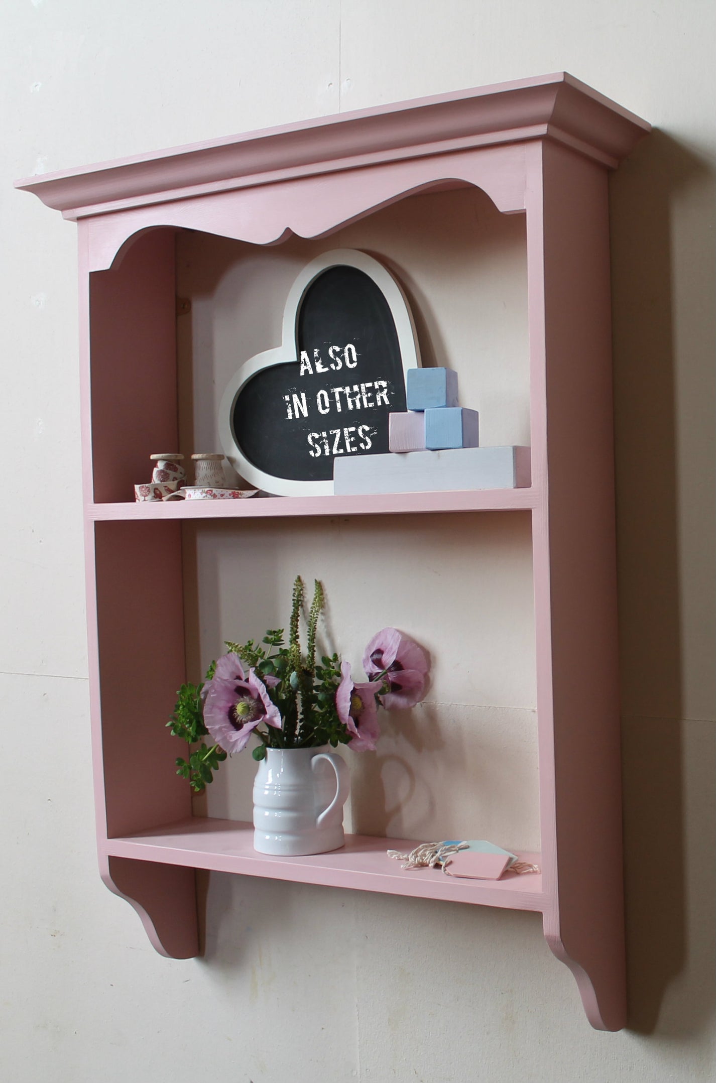 Elegant French Provincial-Style Wall Shelf Handcrafted & Ready to Hang ...